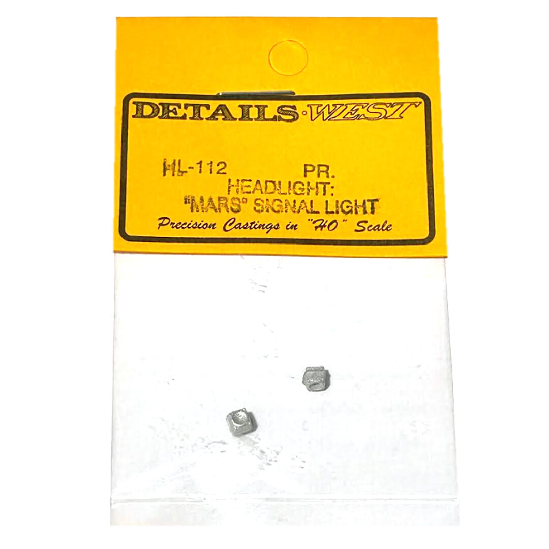 Details West HL-112 Mars Headlights - Single-Signal (2) HO Scale | eBay