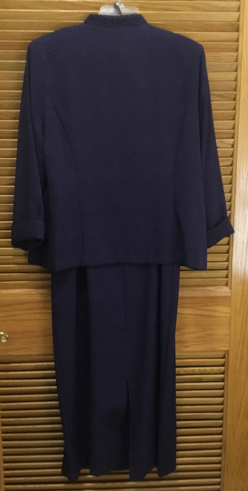 Dorby Womens 2 piece Paisley Purple Dress & Jacket Set Size 16 ZP-9622 ...