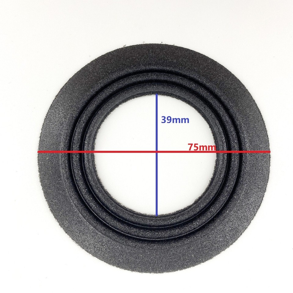 Replacement Speaker Flat Foam Spider For Lowther EX2, EX3, DX2 OD: 75mm ...