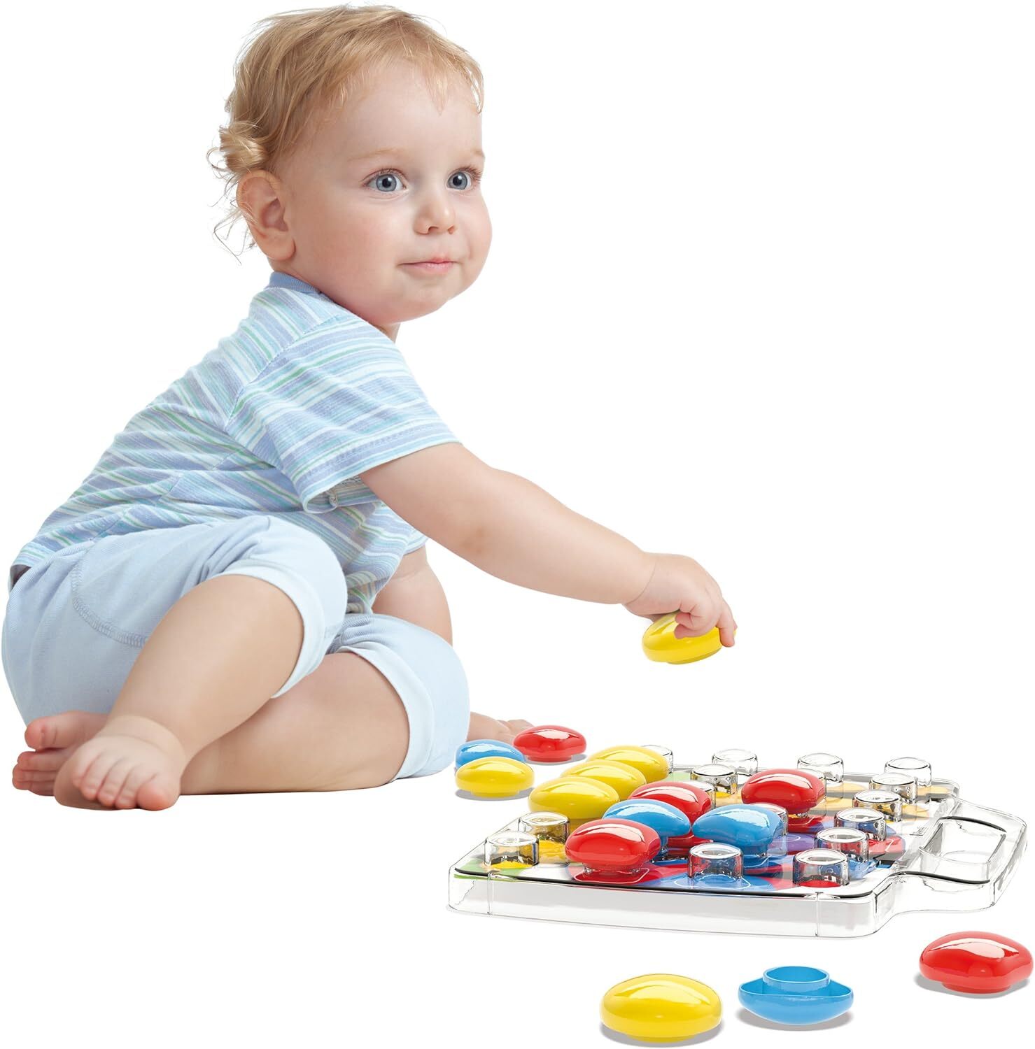 Quercetti - 4400 Pixel Baby Basic Mosaic Pegboard, Early Learning ...