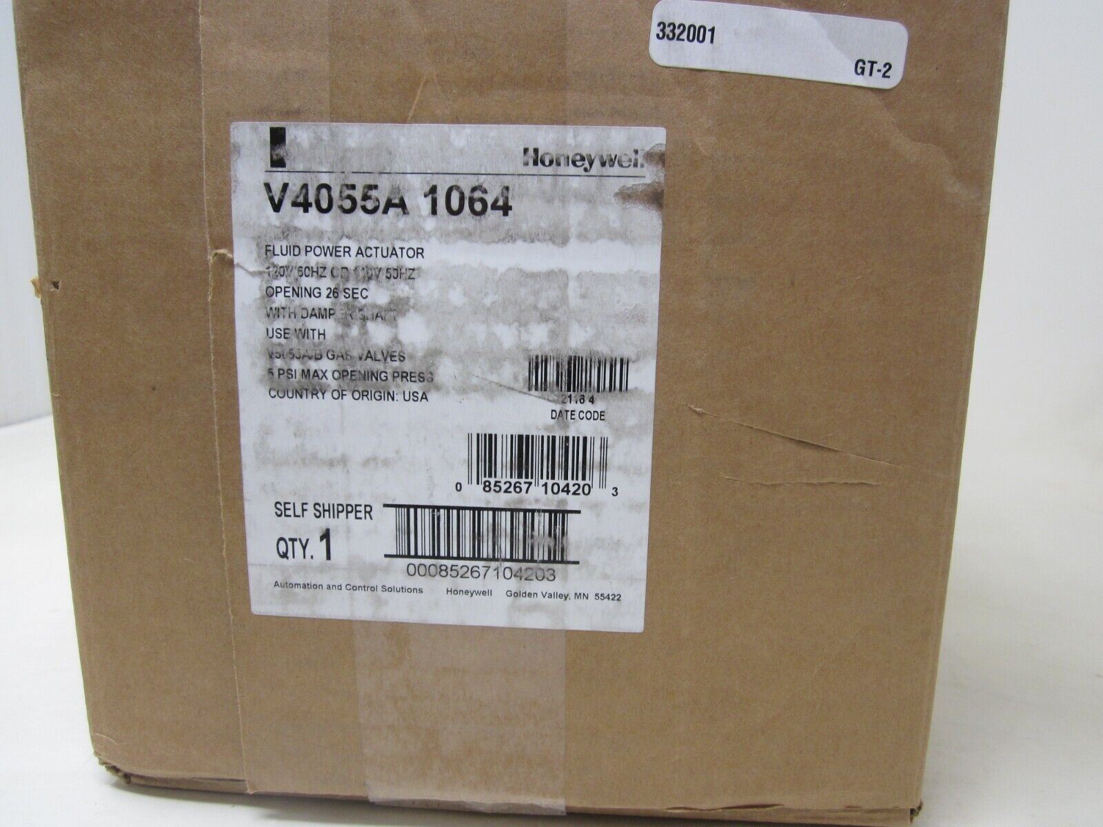 HONEYWELL V4055A1064 Fluid Power Actuator | eBay