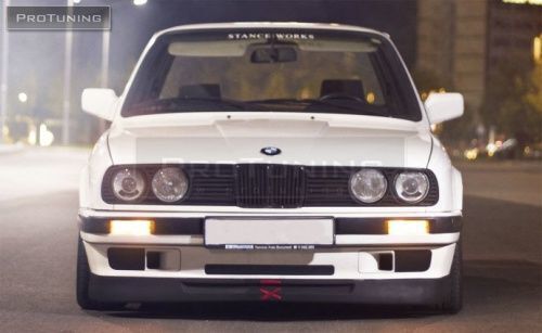 DTM Racing Front bumper Wide Lower Spoiler addon/ skirt Chin For BMW ...