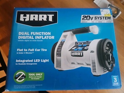 NEW! HART Dual Function Automatic Digital Inflator - Tires Beds ...