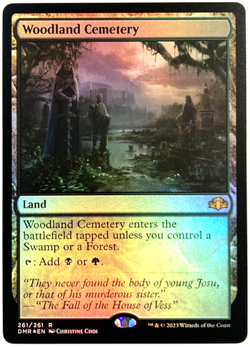 MTG Woodland Cemetery *FOIL* Dominaria Remastered 261 NM | eBay