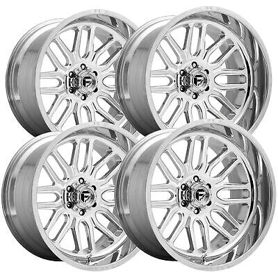 (Set of 4) Fuel D721 Ignite 20x10 5x5" -19mm Polished Wheels Rims 20 ...