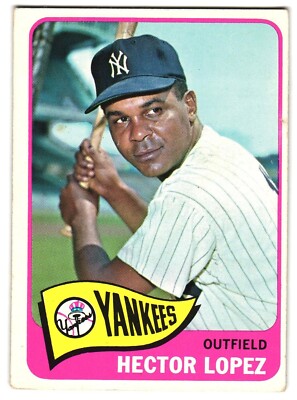 Hector Lopez 1965 Topps MLB Card # 532 NY Yankees | eBay