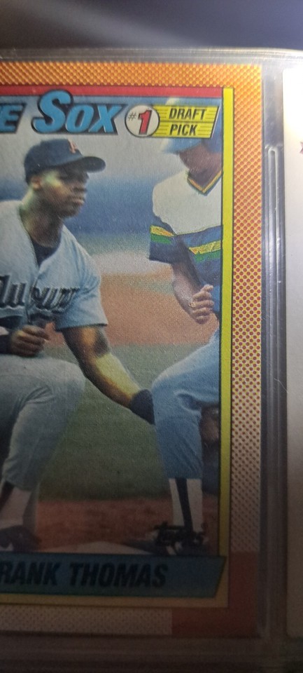 1990 Topps Frank Thomas Multiple error rookie extremely rare | eBay