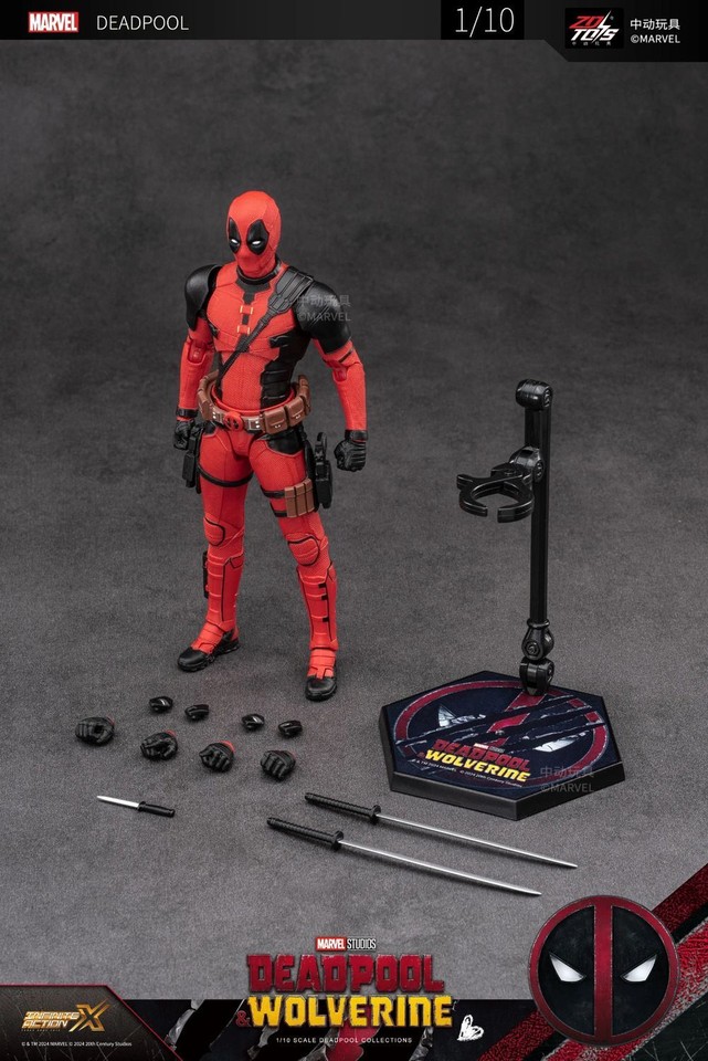 ZD Toys Deadpool and Wolverine 1/10 PVC Action Figure Model Collection ...