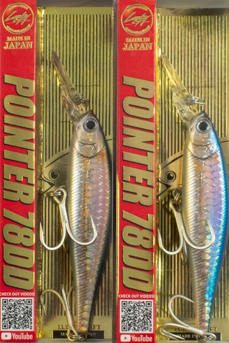 (LOT OF 2) LUCKY CRAFT POINTER 78DD-SP 3/8OZ PT78DDSP-270 MS AMERICAN SHD CR6365 | eBay