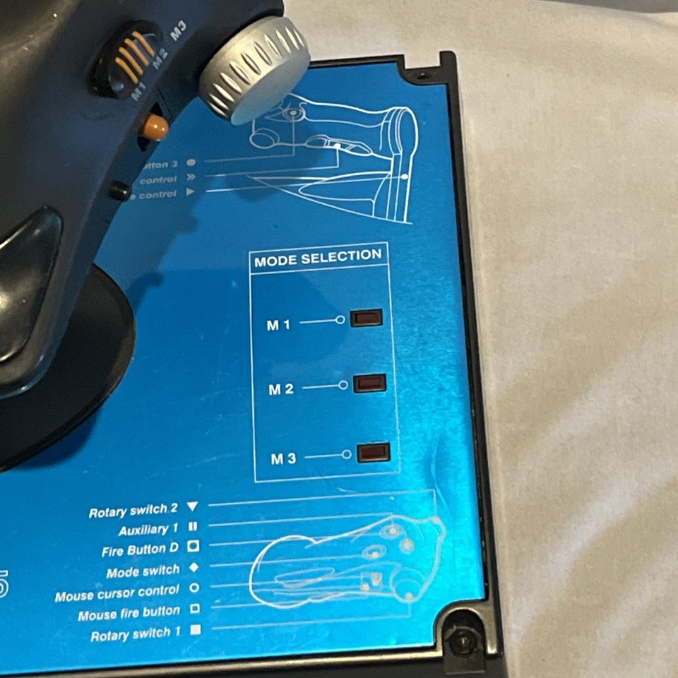 Saitek X45 Flight Simulator Throttle & Control Stick - UNTESTED | eBay