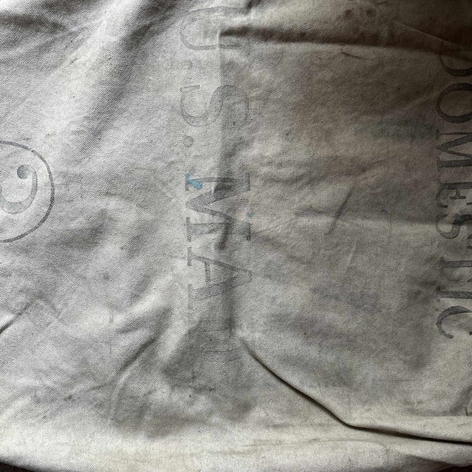 Vintage 1950 Large HEAVY DUTY US Mail Carrier #3 BAG CANVAS USPS Duffle ...