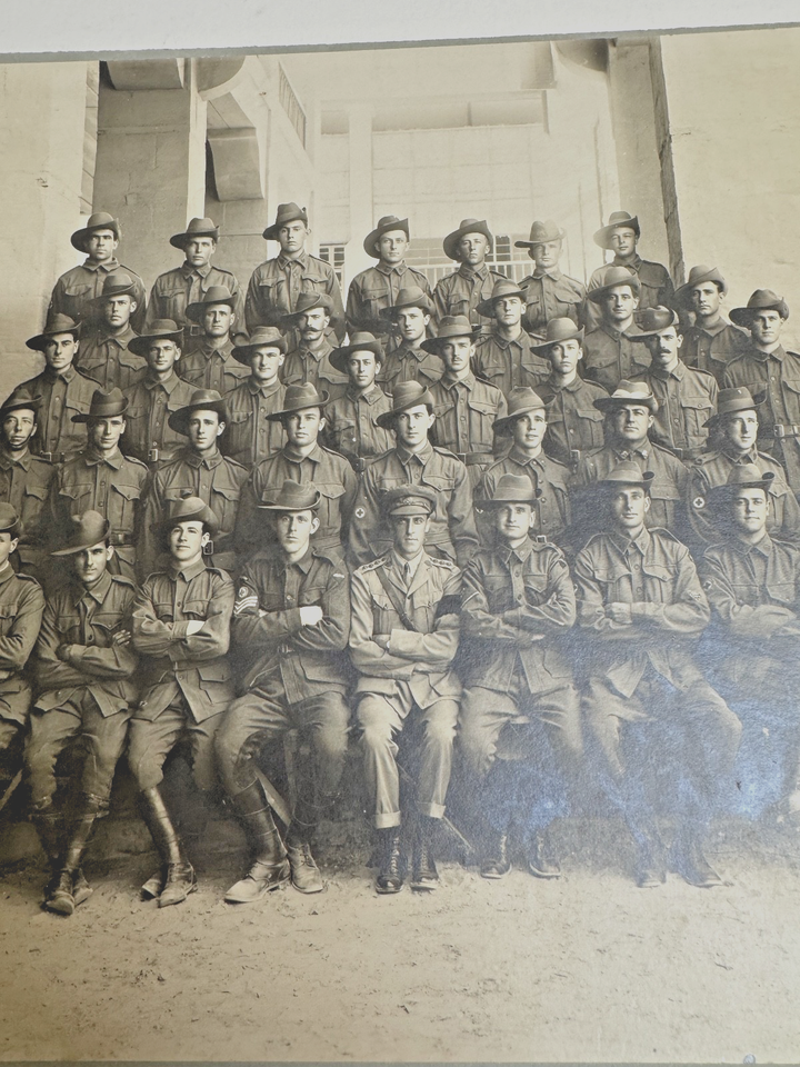 WW1 LARGE AUST PHOTOGRAPH 31 cm x 25 cms AIF MEDICAL CORPS MIDDLE EAST ...