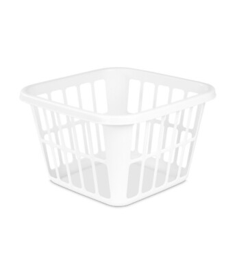 Laundry Basket White 1.25bu | eBay