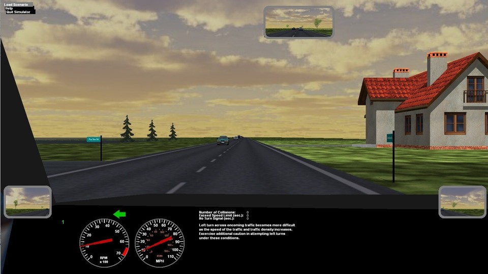 Driving Simulator Software for Training and Testing- DrivingSimEX v 2.7 ...