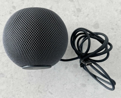 Black Apple HomePod mini Smart Speaker A2374 20W Apple USB-C Power ...