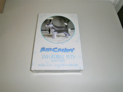 NIB Adorable Inflatable Husky Puppy Inflatable Pets No Need To Feed ...