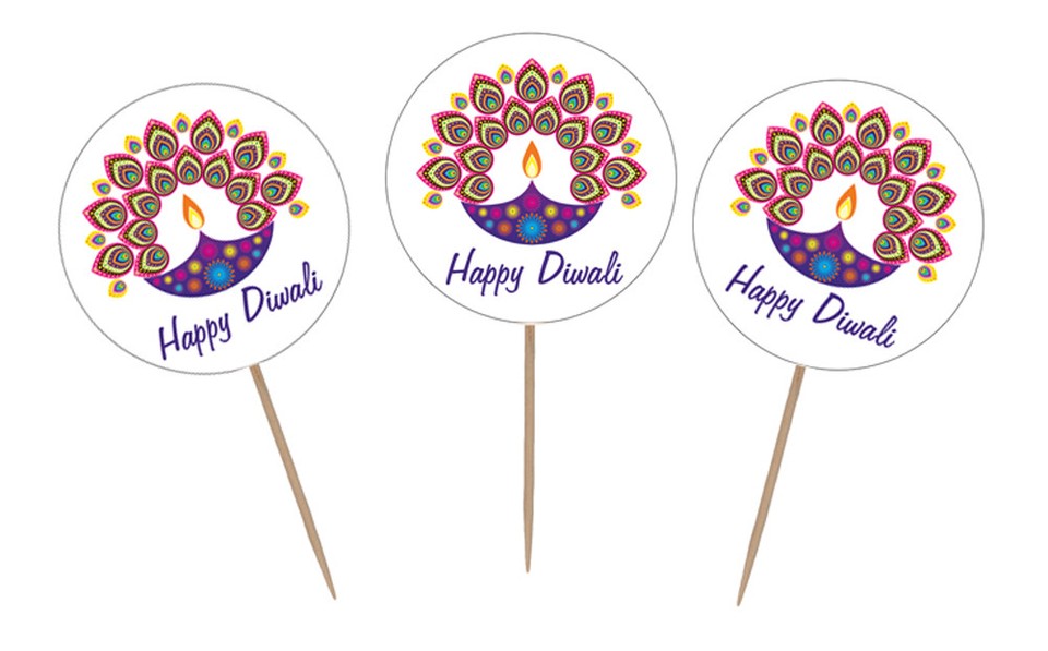 Diwali Holiday Party Supplies (Diwali Cupcake Toppers 12 pack) | eBay