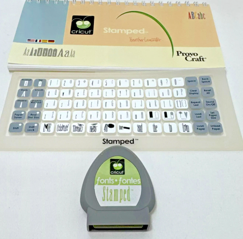 🌟 STAMPED Complete Scrapbooking Cricut Cartridge + Inlay + Book 🌟WORKS ...