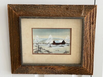 Michael Shortino (American, 20th Century) Framed Watercolor Artwork ...