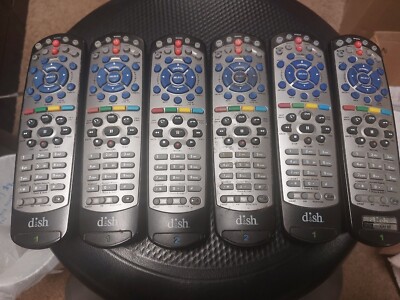 DISH REMOTE CONTROLS - LOT OF 6 P/N'S 180546 (1) 182563 (3) 186371 (2 ...