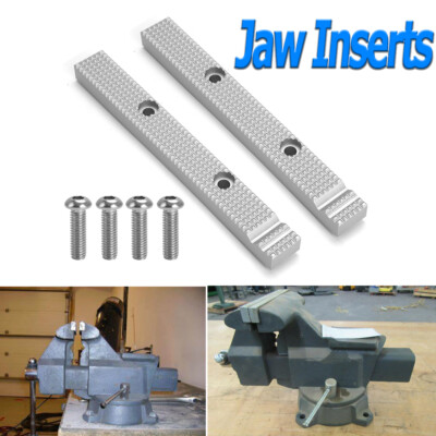 Vise Jaws Inserts 6 1/2x7/16x3/4 For Craftsman & Columbian Vise Older ...