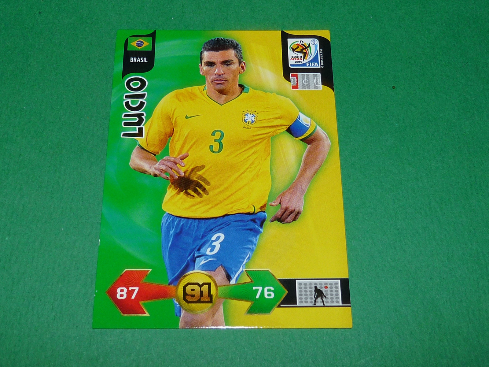 LUCIO PANINI FOOTBALL FIFA WORLD CUP 2010 CARD ADRENALYN XL | eBay