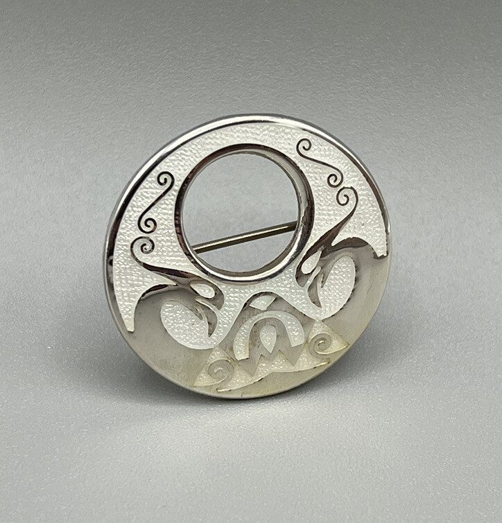 Rare Irish "TARA WARE" Dublin 2001 Sterling Silver Enamel Celtic Brooch ...