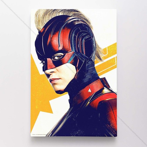 Captain Marvel Poster Canvas Avengers Movie Marvel Print #4621 | eBay ...