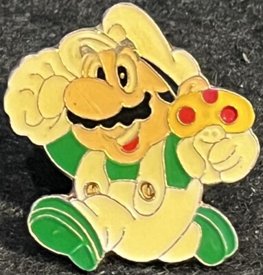 Vintage 1992 Nintendo Super Mario Mushroom Kingdom Yellow Mushroom PIN ...