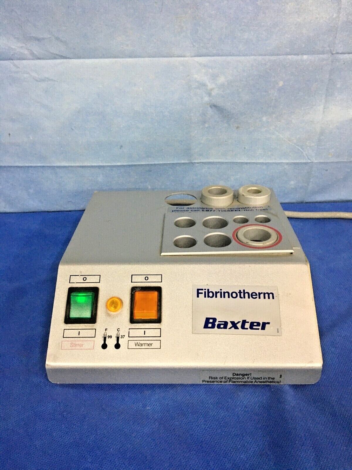 Baxter Warmer-Stirrer Fibrinotherm Device E-101844 | eBay