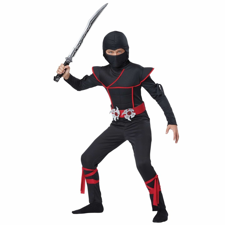 Stealth Ninja Assassin Japanese Warrior Black Red Book Week Boys ...