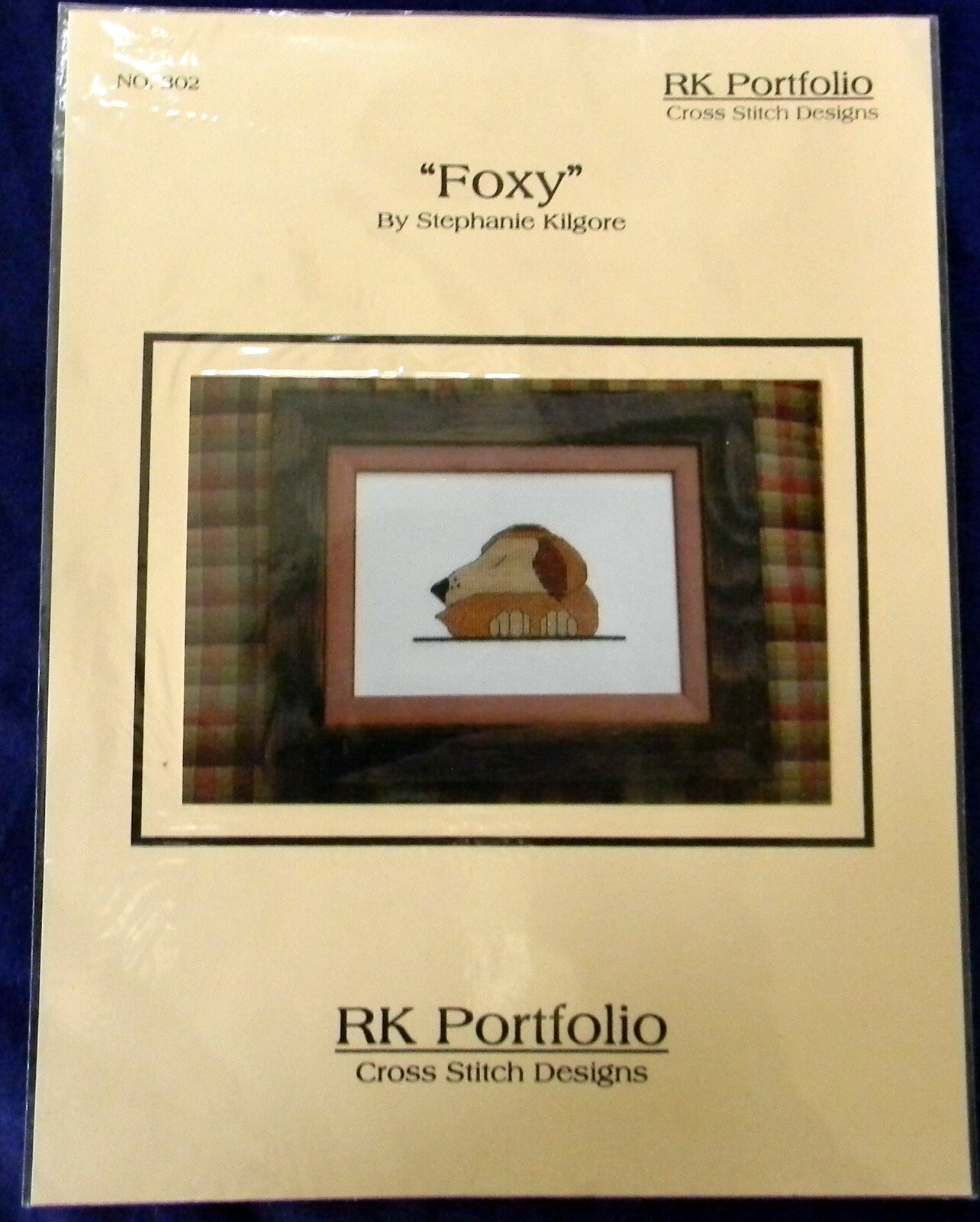 RK Portfolio Foxy Counted Cross Stitch Pattern | eBay