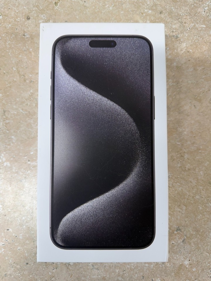 Original Apple iPhone 15 Pro Max Retail Box with USB-C Charging Cable ...