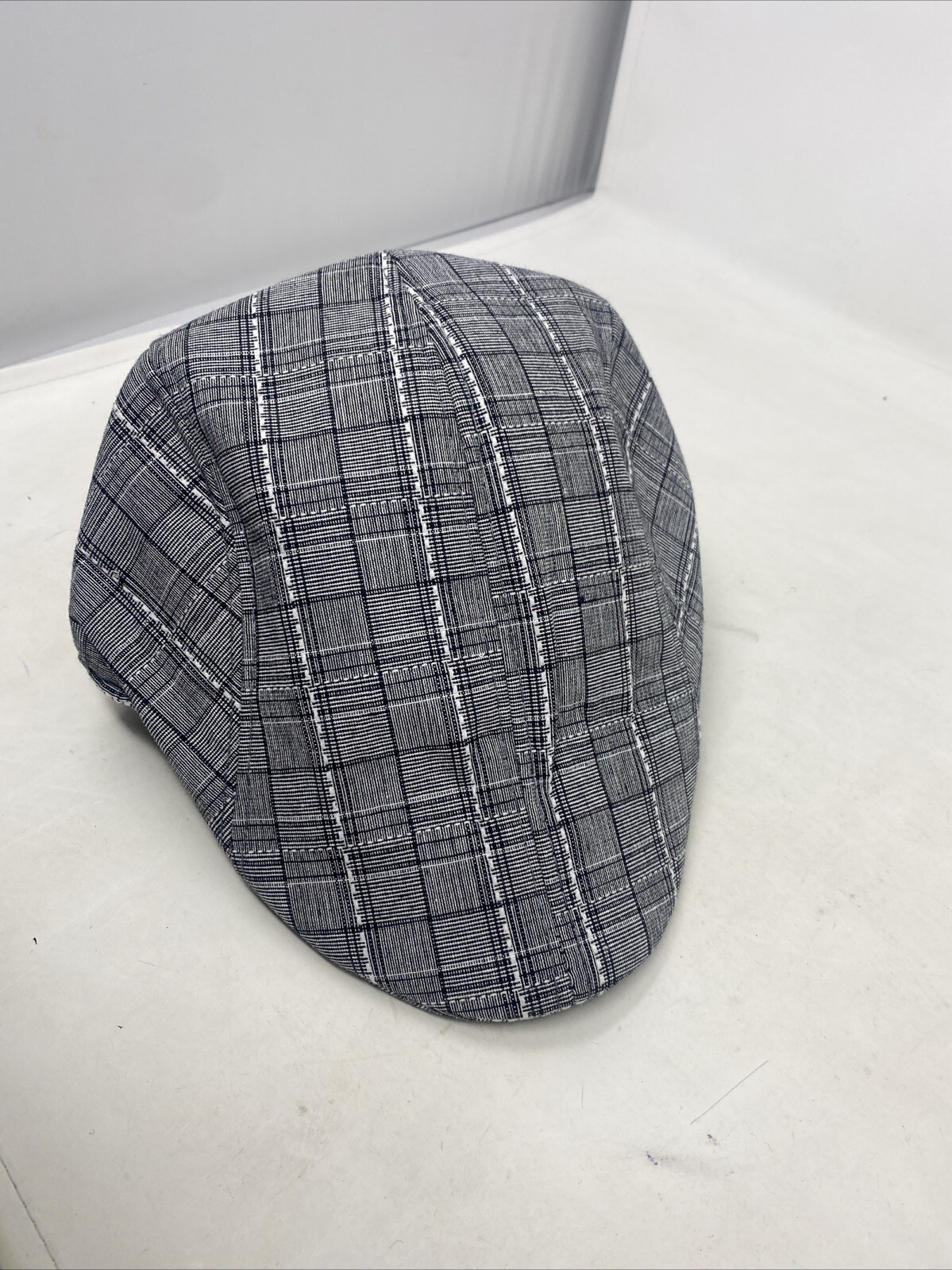 Baker Boy Hat Baseball Cap Stinger Size Uk 58 100% Cotton Grey /Black ...