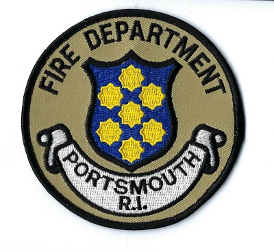 Portsmouth (Newport County) RI Rhode Island Fire Dept. patch - NEW ...