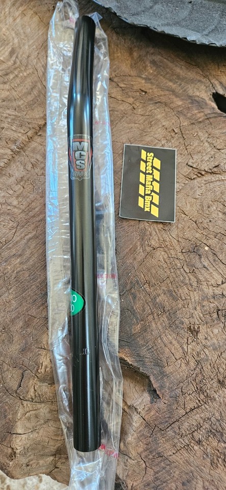 MCS LAYBACK SEATPOST POST Black FIT 7/8" 22mm RAILED MID OLD SCHOOL BMX ...