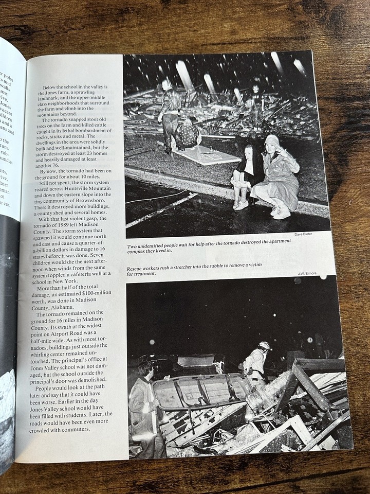 Vintage 1989 Huntsville Tornado 1989 Diary Of Destruction Paperback ...