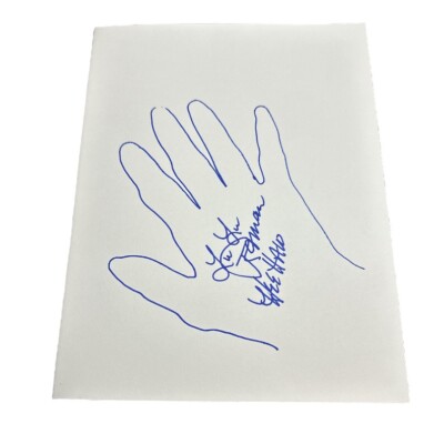 Lulu Roman Autograph 9x12” Hand Tracing Country/Hee Haw Star Signed In ...