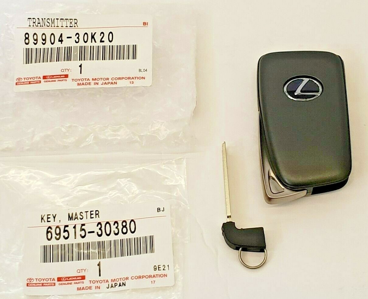 LEXUS OEM FACTORY SMART KEY TRANSMITTER WITH KEY BLANK 2016-2018 ES300H ...