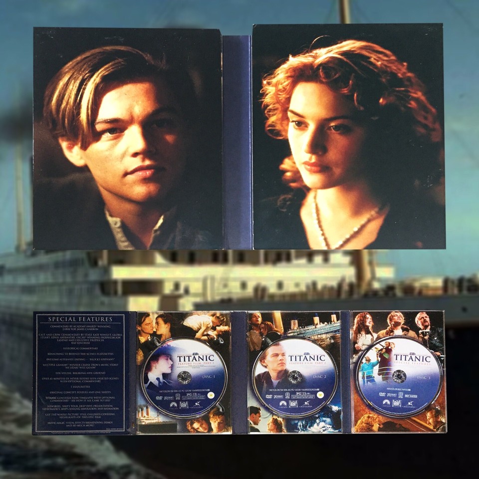 Titanic Special Collector's Edition DVD Three Disc Set ~ Digitally ...