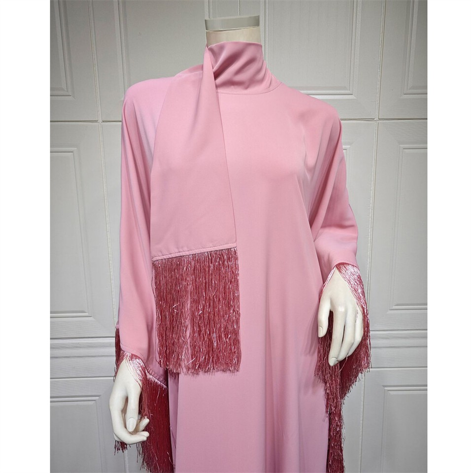 Dubai Abaya Women Oversize Muslim Bat Sleeve Maxi Dress Islamic ...