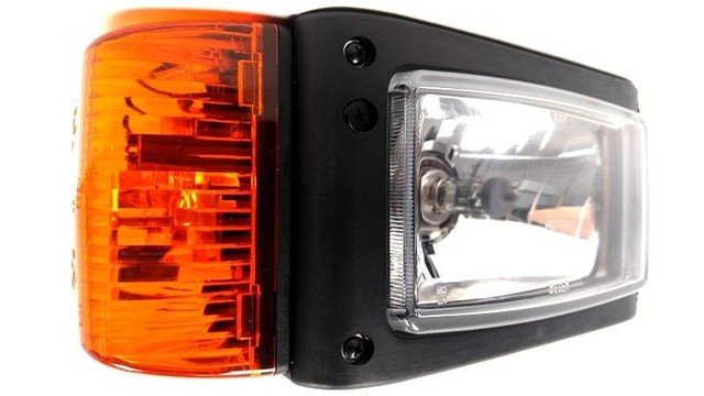 2x Headlight With Indicator for Tractor Excavator Wheel Loader 2 ...