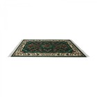Rectangular Area Rug 7' 6" x 5' 3" Green Polypropylene | Renovator's ...