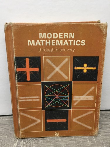Vtg Modern Mathematics through discovery 1970 Silver Burdett Co General ...
