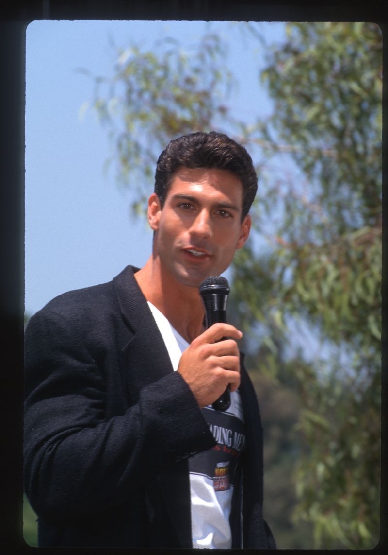 1996 DAVID ALLEN JOHNSON Hollywood's Hottest Hunks Model Original 35mm ...