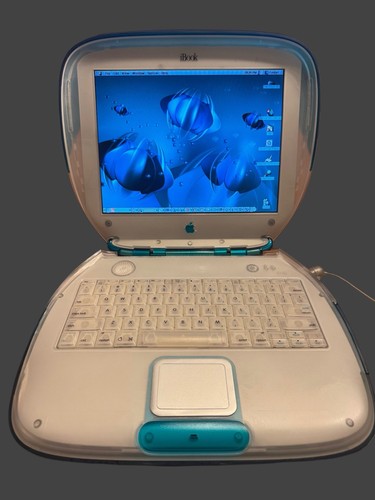 Vintage Apple iBook G3 Clamshell Indigo Blue M2453 Tested Working | eBay