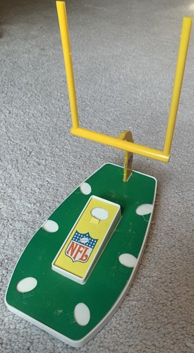 1970 RARE NFL Gumball mini football BALL GOAL POST Display helmet toy ...