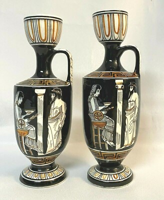 Greek Oil Decanter Vase Pitcher Jug King Eageas Soothsayer Themis ...