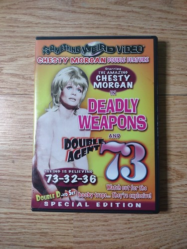 Deadly Weapons / Double Agent 73 SOMETHING WEIRD RARE OOP Chesty Morgan | eBay
