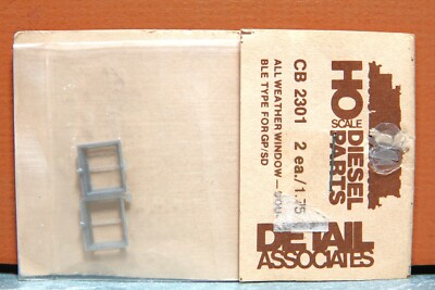 DETAIL ASSOCIATES HO SCALE ALL WEATHER WINDOW DOUBLE TYPE FOR GP/SD ...